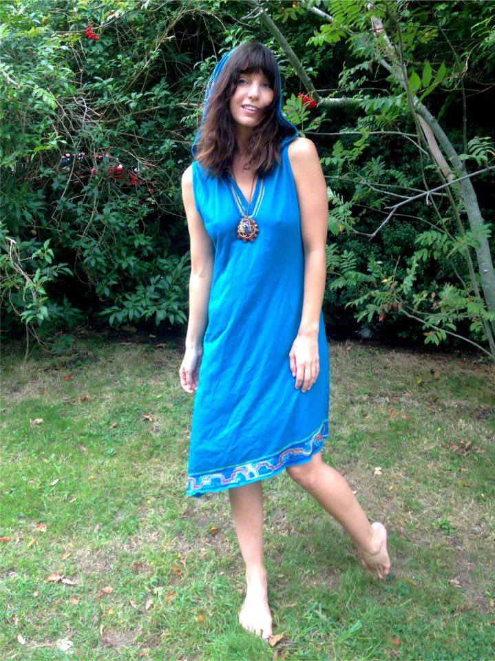 Shipibo Hooded Dress, Rainbow Dress Collection, Made to Order For Your ...